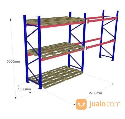 Rak Pallet Kapasitas 1 Ton di Kota Jakarta Pusat, DKI Jakarta | Jualo.com