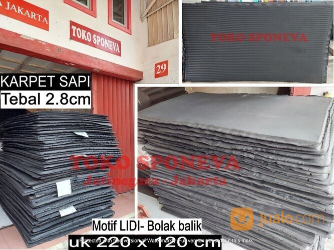KARPET SAPI / Karpet Alas Kandang Sapi - MOTIF LIDI Tebal 2.8 CM ( 28mm ...