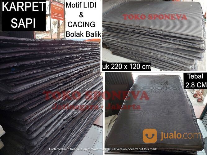 KARPET SAPI / Karpet Alas Kandang Sapi - MOTIF LIDI Tebal 2.8 CM ( 28mm ...