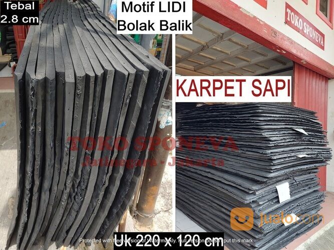 KARPET SAPI / Karpet Alas Kandang Sapi - MOTIF LIDI Tebal 2.8 CM ( 28mm ...