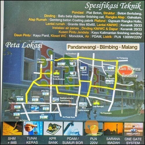 Rumah di blimbing malang 2022 Terbaru di Kota Malang, Jawa Timur ...