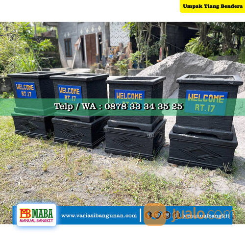 Umpak Tiang Bendera Modern Bahan Batu di Kota Magelang, Jawa Tengah ...