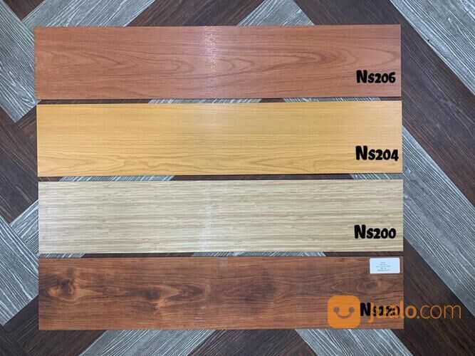 Lantai kayu vinyl tebal 3mm motif kayu kualitas terjamin di Kota ...