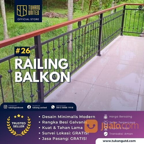 RAILING PLAT BESI PERFORATED di Kab. Gianyar, Bali | Jualo.com