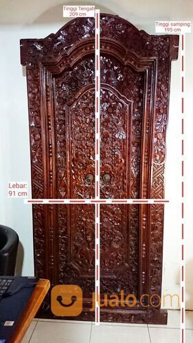 Pintu Lobby Villa Gebyok full ukir ukiran Khas Style Motif Bali etnik ...