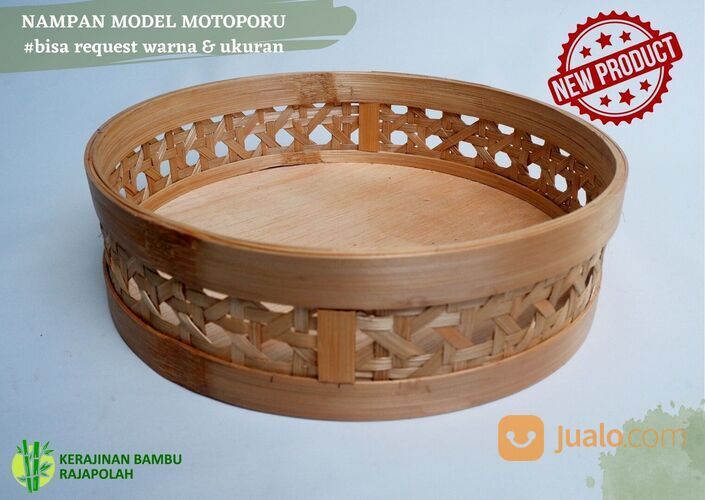 NAMPAN BAMBU TEMPAT PENYAJIAN MAKANAN TRADISIONAL MODEL MOTOPORU di Kab ...