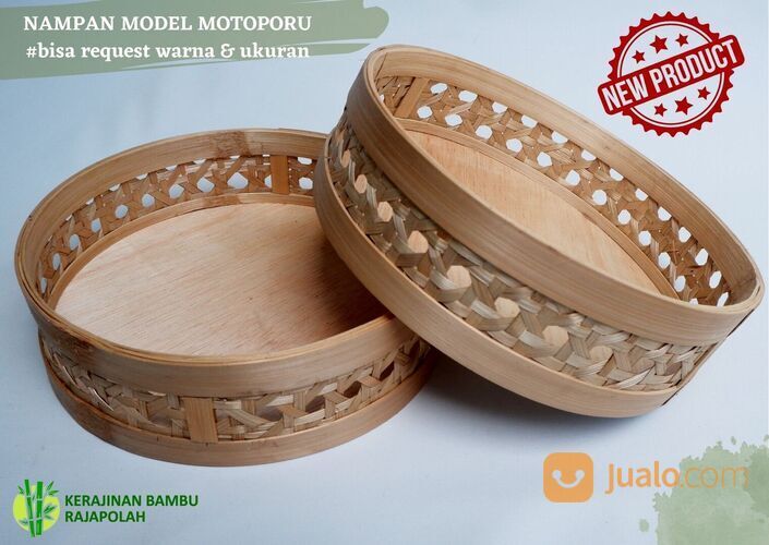 NAMPAN BAMBU TEMPAT PENYAJIAN MAKANAN TRADISIONAL MODEL MOTOPORU di Kab ...