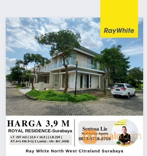 Rumah Royal Residence Wiyung Surabaya - Baru 2Lantai - Cluster Bleinheim di Kota Surabaya, Jawa ...
