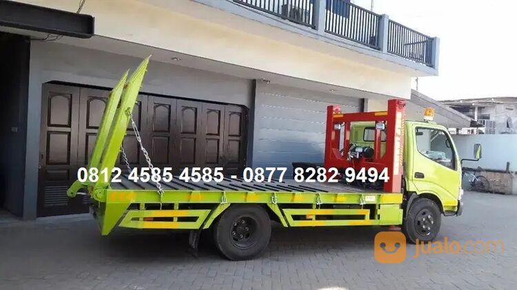 Truk Selfloder Mini Truck Selfloder Colt Diesel Angkut Mini Excavator ...