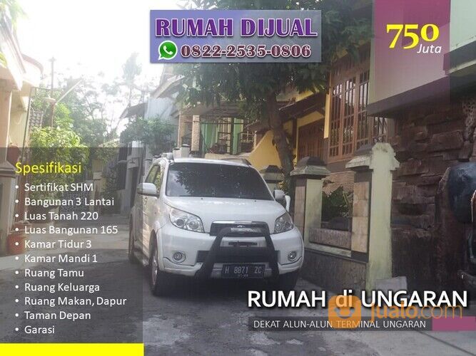 Rumah Semarang Hijau 3 Lantai di Ungaran Barat di Kota Semarang, Jawa ...