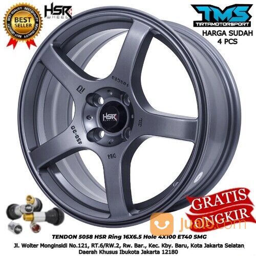 Velg Ring 16 Single Pcd 4x100 Palang 5 HSR TENDON Bebas Ongkir di Kota ...
