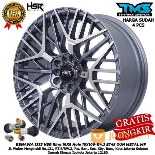 Velg Mobil Rush Vellfire Alphard Civic Ring 18 HSR BENAWA Pcd 5 Lebar 8 ...