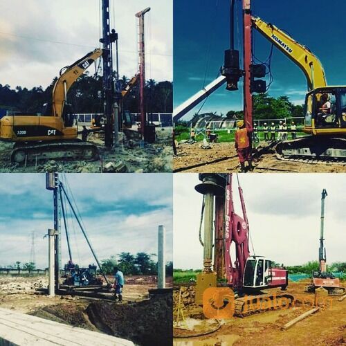 Tiang pancang Beton dan Alat pancang Drop hammer, HSPD, diesel Hammer ...