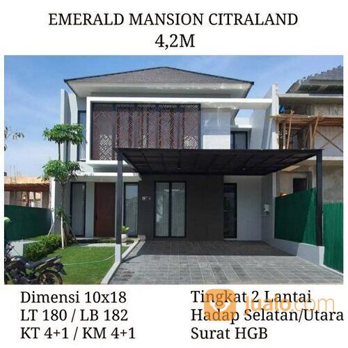 Rumah Citraland Baru Minimalis Type Canna 2 Lantai Buona Vista Emerald ...