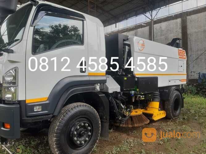 Harga Karoseri Truk Penyapu Jalan Raya Road Sweeper Truck Ceksan ...
