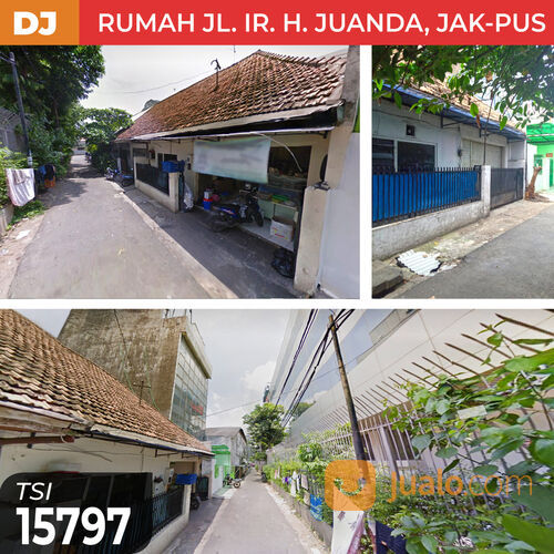 (TSI/15797) Rumah Jl. Ir. H. Juanda, Jakarta Pusat, 8x15 m², SHM di ...