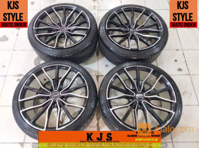 VELG MOBIL BEKAS BUAT BMW RING 19 LEBAR 8,5/9,5 BAUT 5X120 PLUS BAN di ...