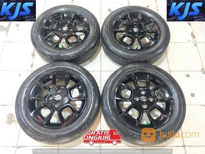 VELG MOBIL BEKAS ORIGINAL IGNIS RING 15x5 BAUT 4X100 OFFSET40 CALYA ...
