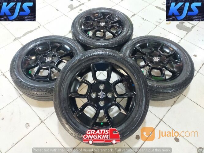 VELG MOBIL BEKAS ORIGINAL IGNIS RING 15x5 BAUT 4X100 OFFSET40 CALYA ...