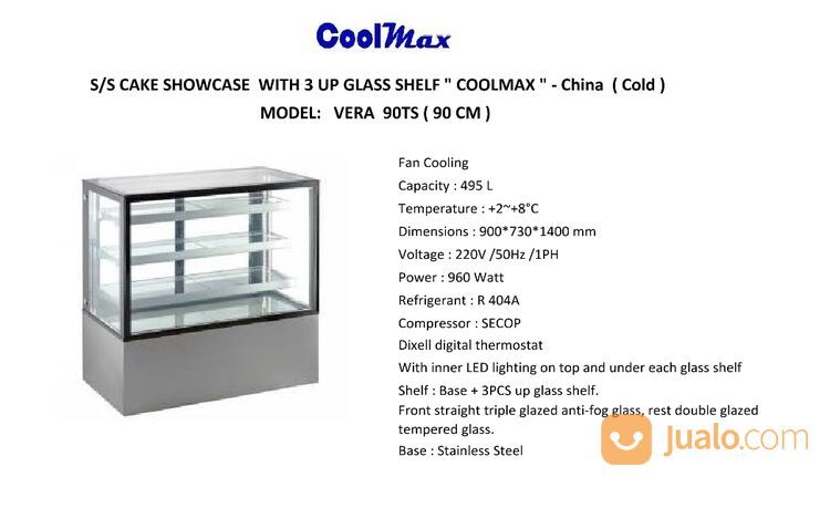 FREE STANDING SHOWCASE COOLMAX VERA 90TS di Kota Tangerang, Banten ...