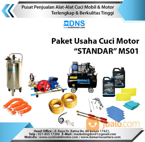 Paket Usaha Cuci Motor “STANDAR” MS01 di Kota Pontianak, Kalimantan ...