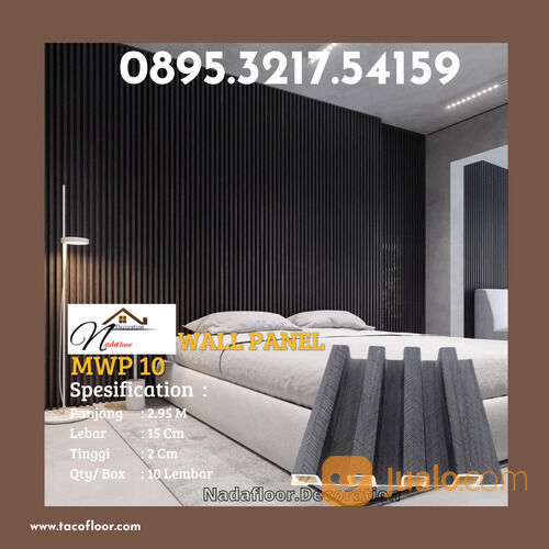 Wallpanel WPC Hiasan Dinding Backdrop Motif Kayu Tebal 20 mm di Kota ...