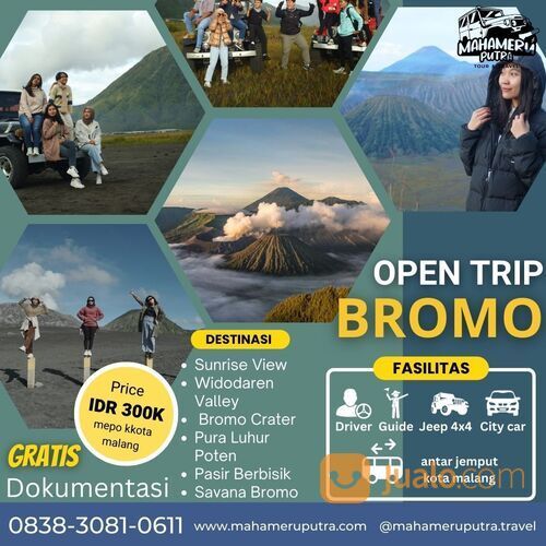 Open Trip Murah ke Gunung Bromo - Fasilitas Lengkap & Terjamin di Kota ...