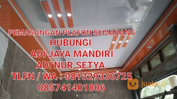 Pemasangan plafon pvc plafon gypsum partisi gypsum minimalis di Kota ...