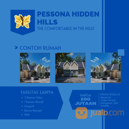 Promo Perumahan Hanya 100 Jutaan | Pessona Hidden Hills di Kab ...