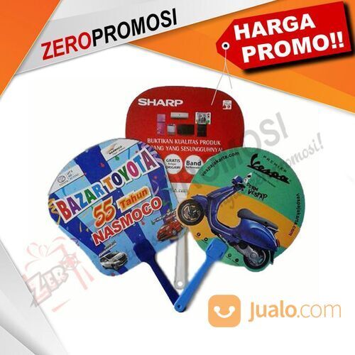 Kipas Promosi Pvc Cetak Printing Full Color Souvenir di Kota Tangerang ...