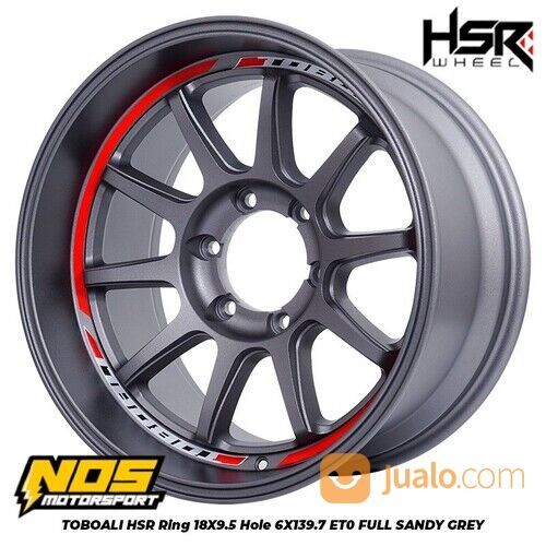 Velg Mobil Fortuner/Vrz R18X95 HSR TOBOALI Pcd 6X139,7 ET 0 Full Sandy ...