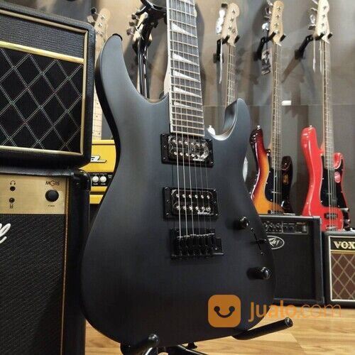 Jackson JS Series Dinky Arch Top JS22 DKA Satin Black Electric Guitar ...