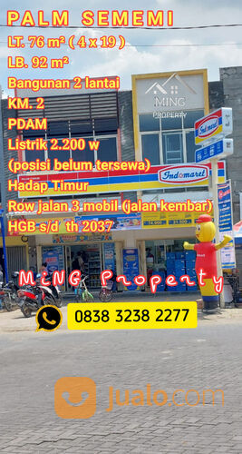 RUKO PALM SEMEMI STRATEGIS MURAH di Kota Surabaya, Jawa Timur | Jualo.com