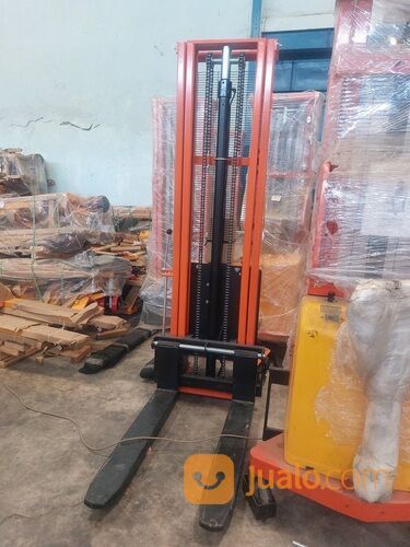 Stacker Listrik Seller Semi Electric 1 Ton 2 Ton Forklift Manual di ...
