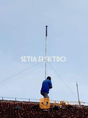 Terima Pasang Penangkal Petir Tiang Monopole 25 Meter Cibadak di Kab ...