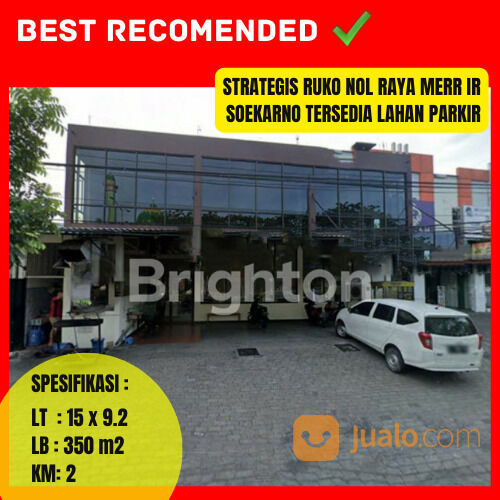 RUKO Nol Raya IR SOEKARNO MERR dkt Kertajaya Dharmahusada Manyar di ...