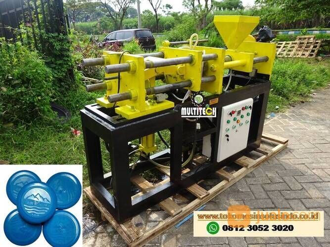 MESIN PEMBUAT TUTUP GALON OTOMATIS | ALAT PRODUKSI TUTUP GALON di Kab ...