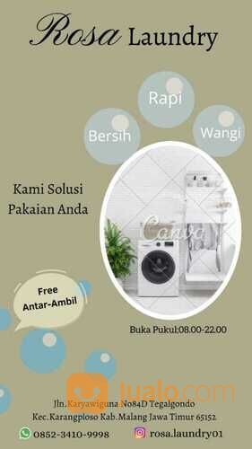 LAUNDRY RAPI DAN WANGI DEKAT KAMPUS UMM 3 di Kab. Malang, Jawa Timur ...