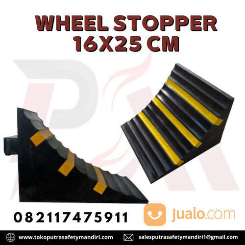 WHEEL STOPPER TRUCK FULL RUBBER PENAHAN RODA TREK ANTI SLIP SAFETY di ...