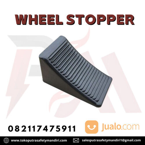WHEEL STOPPER RUBBER HITAM PANJANG 17 CM PENAHAN RODA TRUK TURUNAN ...
