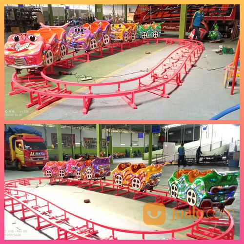 mini coaster rel naik turun doble jok di Kab. Batang, Jawa Tengah ...