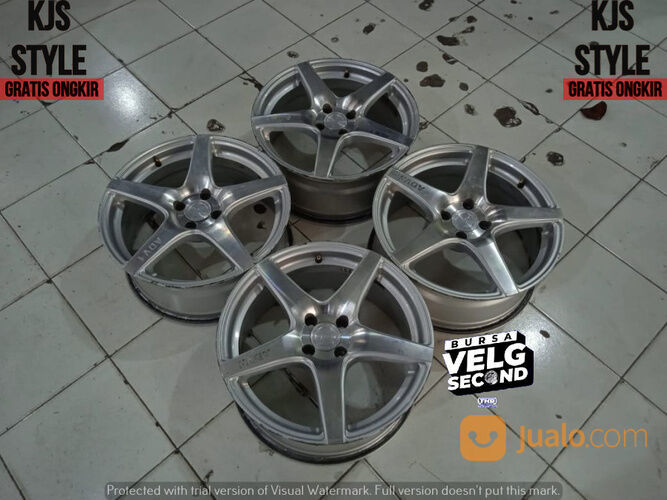 VELG SECOND RING 17 MODEL ADV1RING 17X75 BAUT 4X100 ET 45 JAZZ YARIS ...