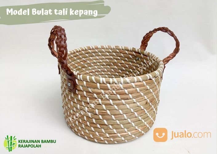 keranjang hampers anyaman mendong model tali lurus & kepang di Kab ...