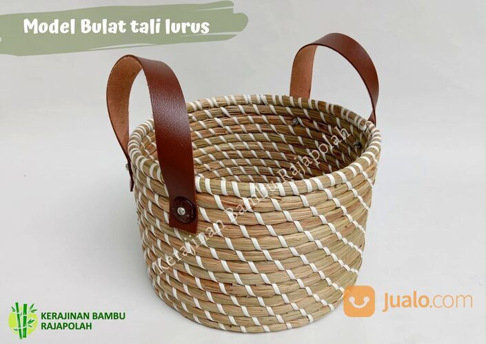 keranjang hampers anyaman mendong model tali lurus & kepang di Kab ...