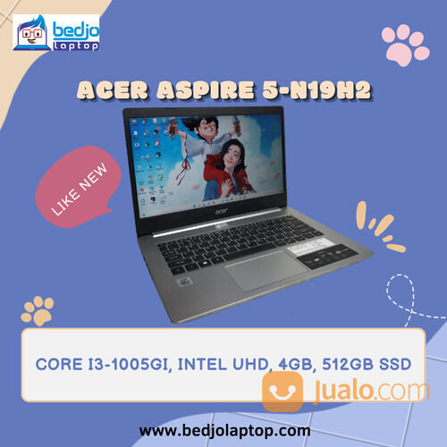 TERBAGUS, Acer Aspire 5-N19H2, Core i3-1005G1, Laptop Bekas Di Malang ...