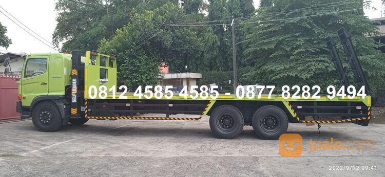 Hino Truk Selfloader Self Loader Truck Hino 500 Truk Angkut Excavator ...