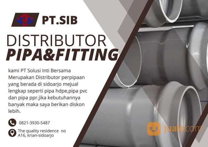 DISTRIBUTOR PIPA PVC SNI TERMURAH BERBAGAI MERK ADA di Kab. Lombok ...