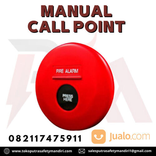 MANUAL CALL POINT PUSH BUTTON PERINGATAN KEBAKARAN GEDUNG FIRE ALARM ...