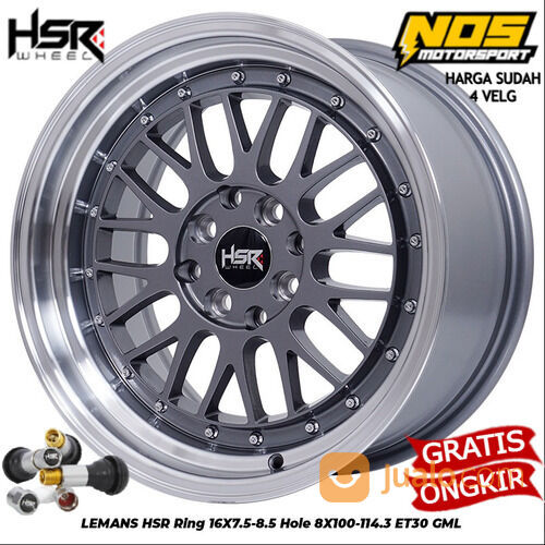 Velg Mobil Bbs Hsr Wheel Ring 16 Type Hsr Lemans Lubang 4 Lebar 75/85 ...