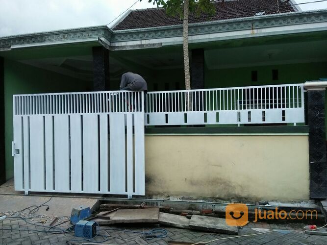 Pagar plat minimalis / pagar besi kuat tahan karat di Kab. Sidoarjo ...